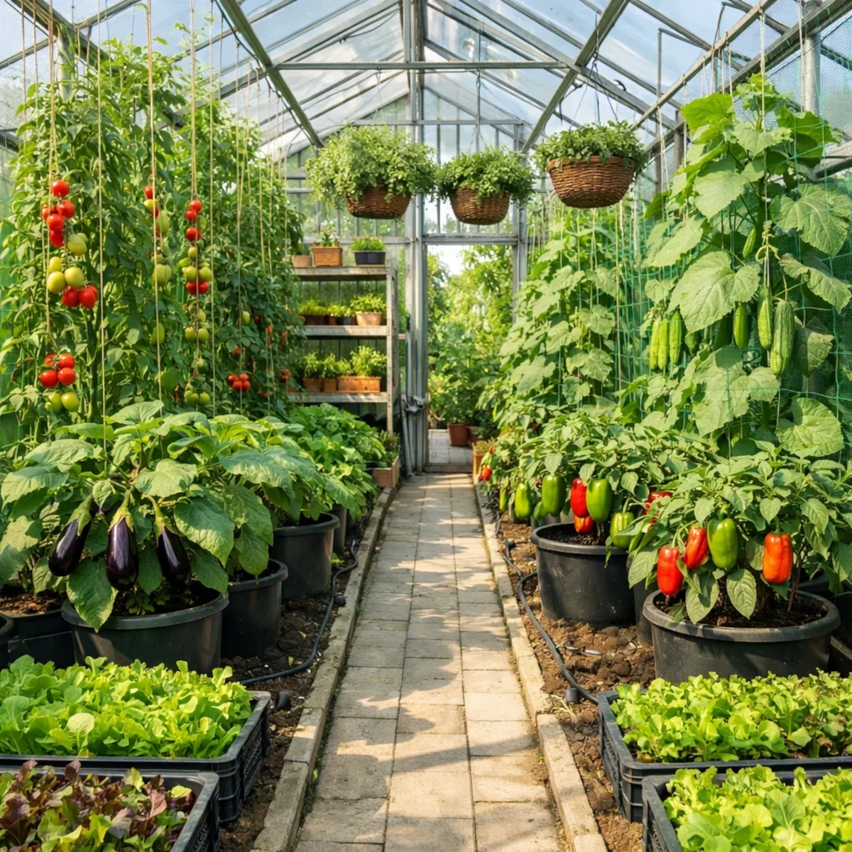 How to Grow Vegetables in a Greenhouse: The Complete Guide - Aosom