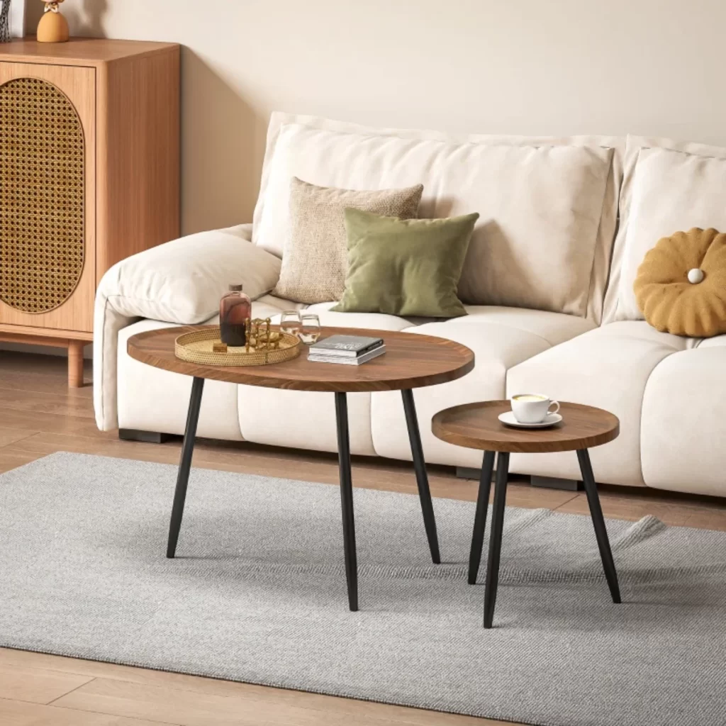HOMCOM Nesting Coffee Table Set Assembly Manual (SKU:83B-372V00WN) - Aosom