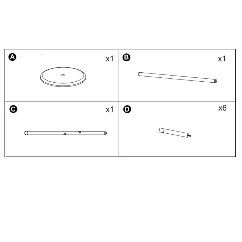 HOMCOM Bamboo Coat Rack Assembly Manual (SKU: 837-307V00WN) - Aosom
