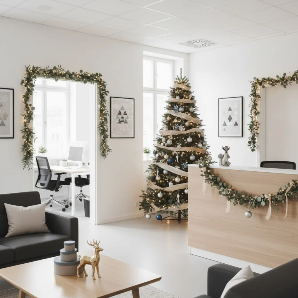 10 Best Christmas Office Decoration Ideas for a Festive Workplace - Aosom