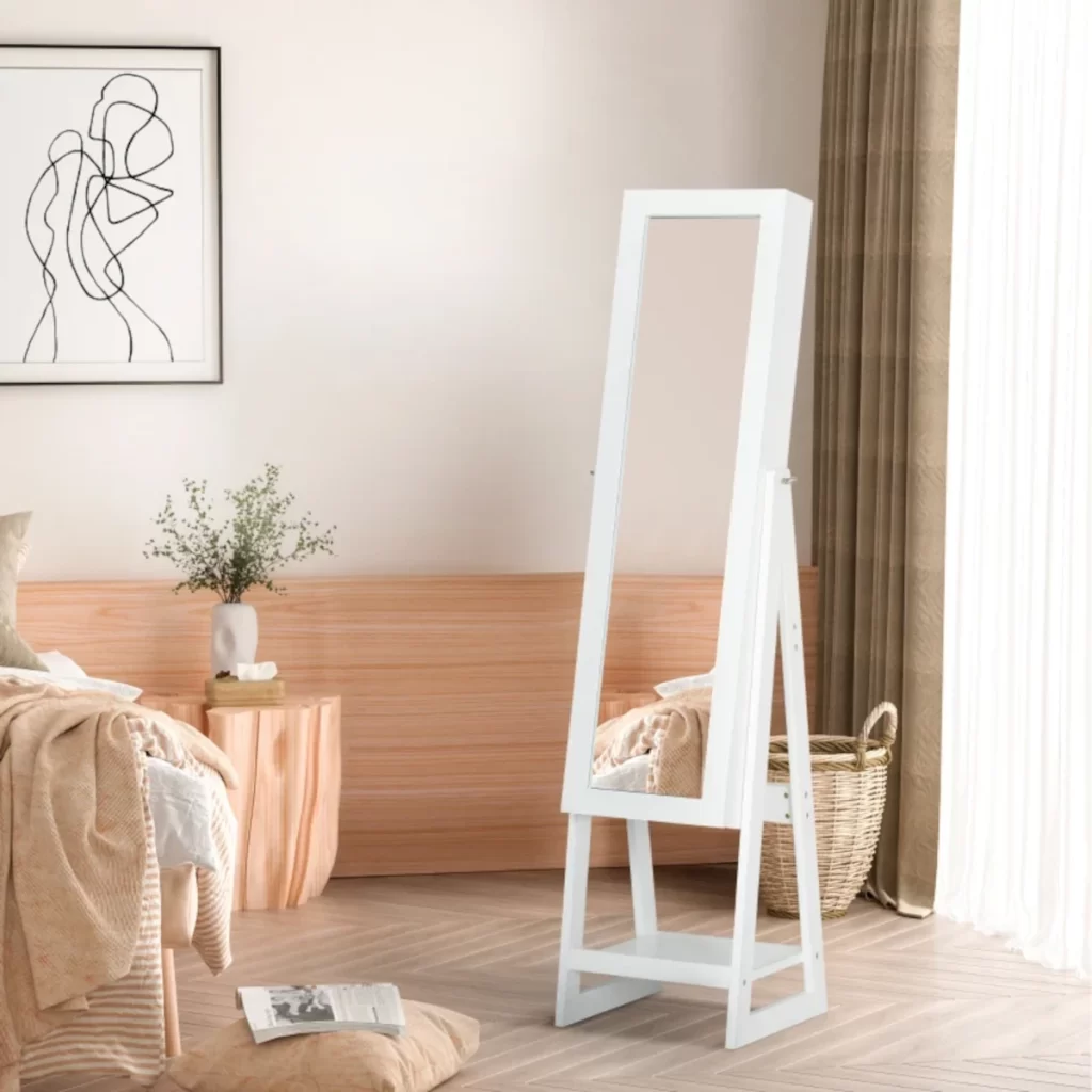 HOMCOM Full-Length Mirror with Stand Assembly Manual (SKU:831-323) - Aosom