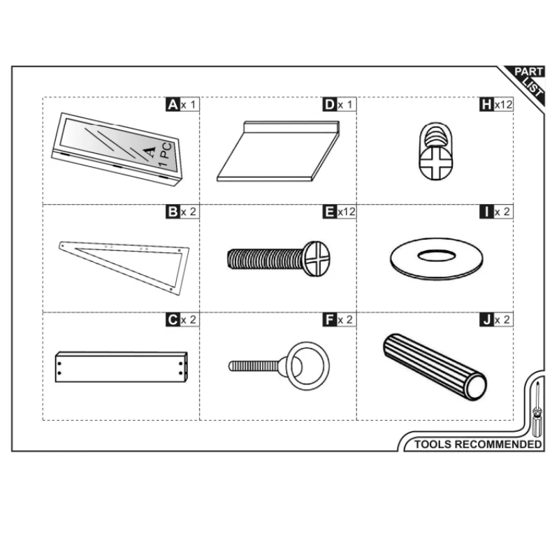 HOMCOM Full-Length Mirror with Stand Assembly Manual (SKU:831-323) - Aosom