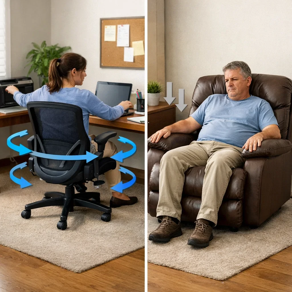 Recliner vs Office Chair: Which Should You Choose? - Aosom