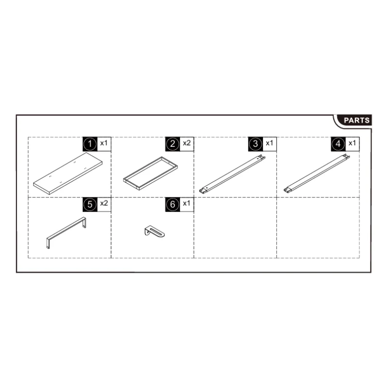 HOMCOM Console Table with Faux Marble Top Assembly Manual (SKU:837 ...