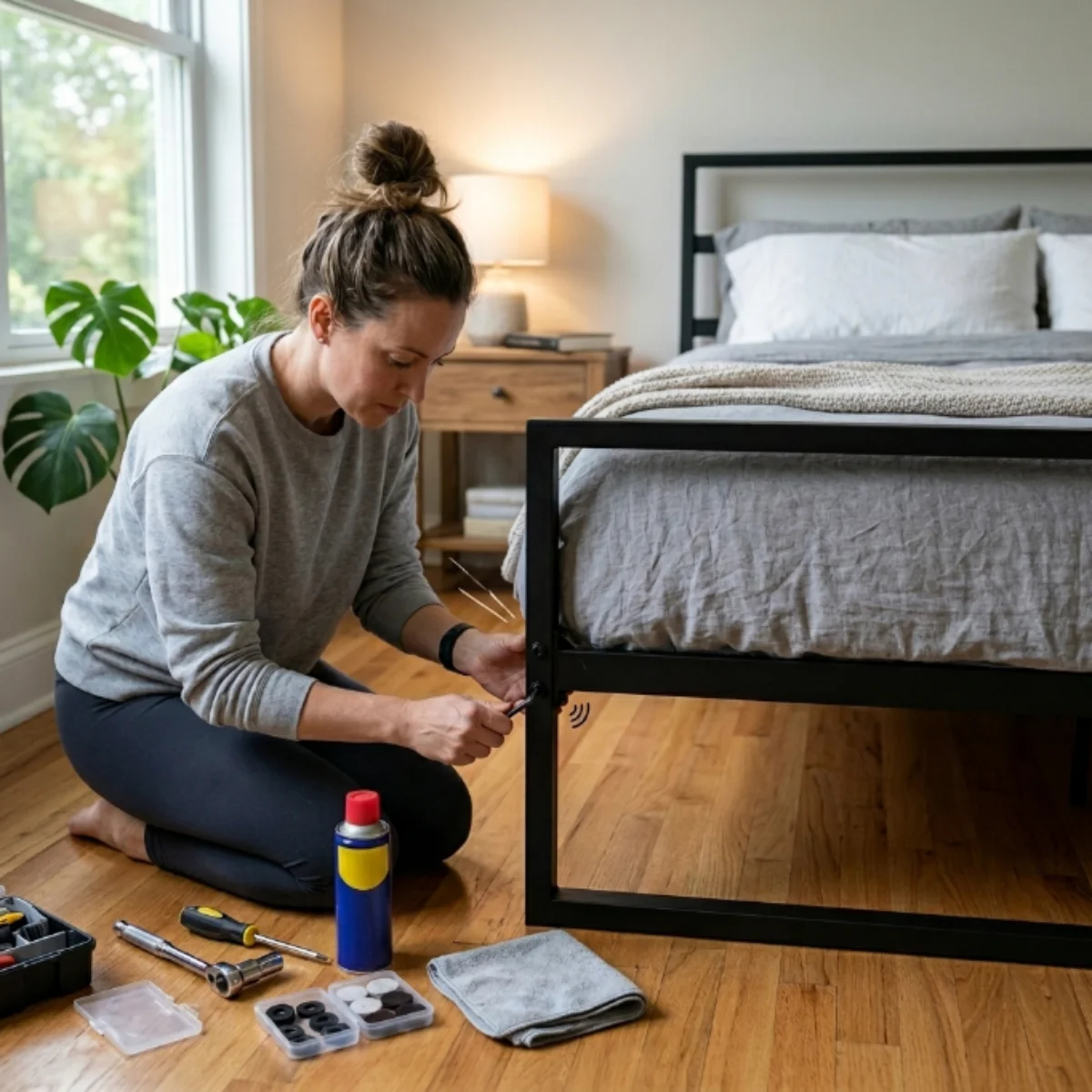 How to Stop a Metal Bed Frame from Squeaking: 9 Proven Fixes - Aosom