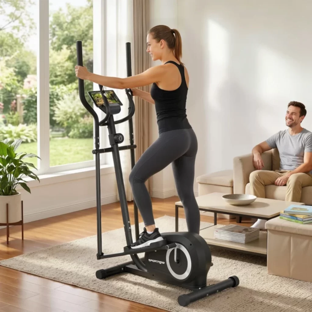 How to Use an Elliptical Cross Trainer for Proper Form and Results - Aosom